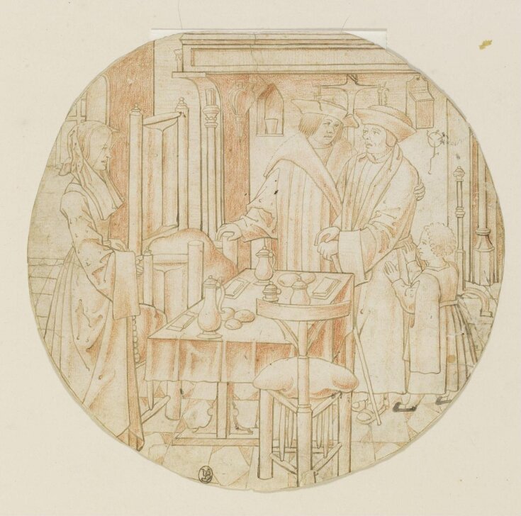 recto: The Poor Father Taking Leave of His Rich Children | Unknown | V ...