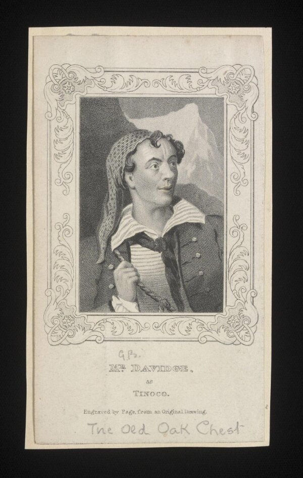 Mr. Davidge as Tinoco | John Duncombe | V&A Explore The Collections