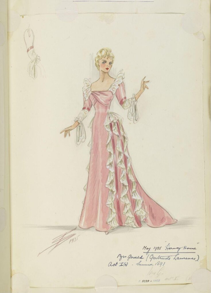 Costume Design | Elizabeth Handley-Seymour | Irene Segalla | V&A ...