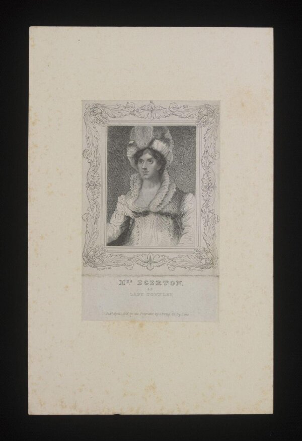 Mrs Egerton as Lady Townley | Rogers | V&A Explore The Collections