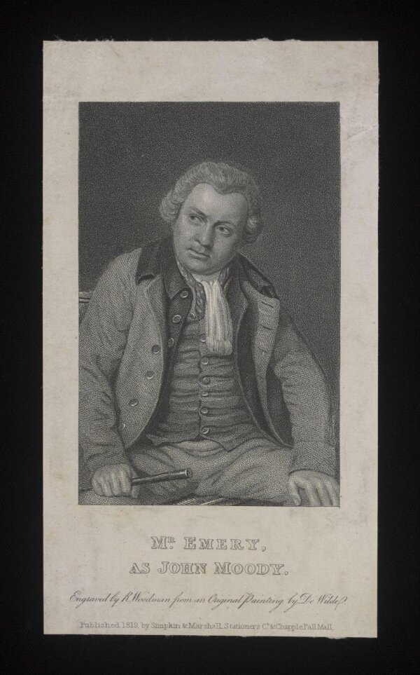 Mr Emery as John Moody | Samuel De Wilde | Richard Woodman | V&A ...