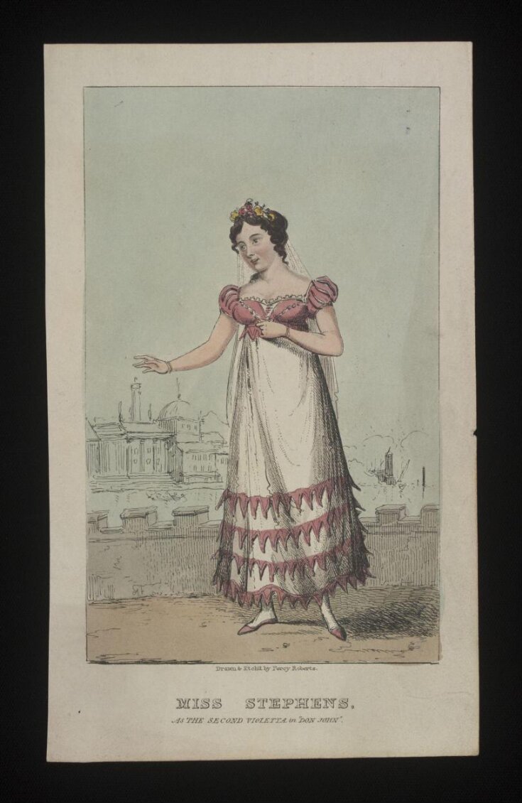 Miss Stephens as the second Violetta in Don John | P. Roberts | V&A ...