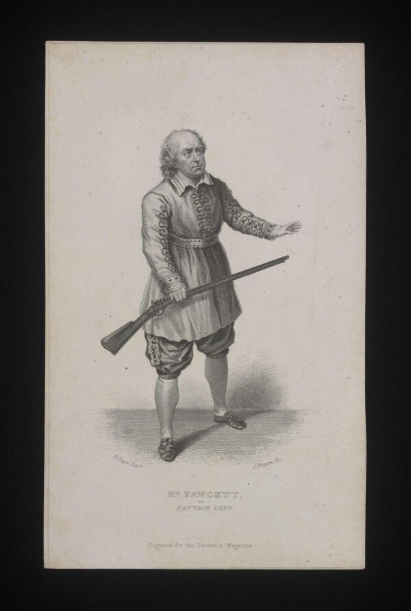 Mr Fawcett as Captain Copp | R. Page | Rogers | V&A Explore The Collections