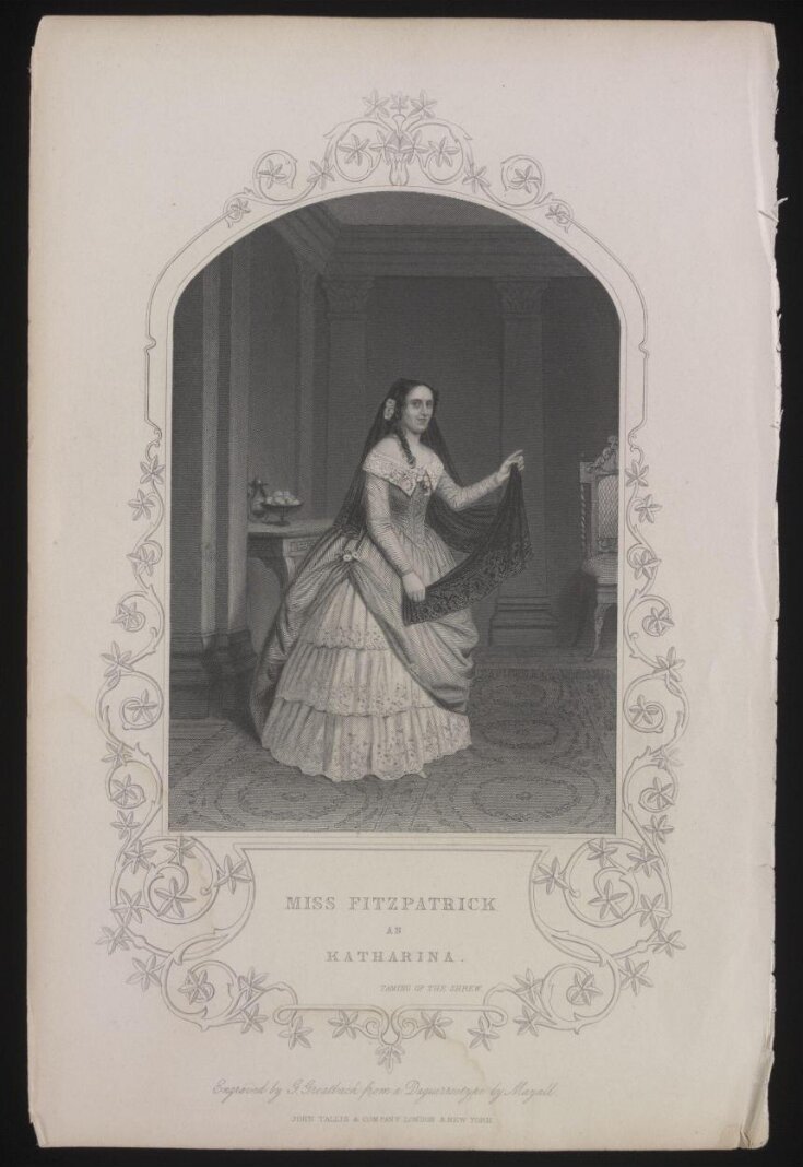 Miss Fitzpatrick | John Jabez Edwin Mayall | George Greatbach | V&A ...