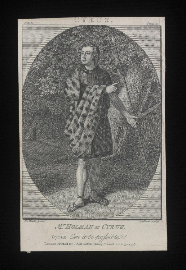 Mr. Holman as Cyrus | Philip Audinet | Samuel De Wilde | V&A Explore ...