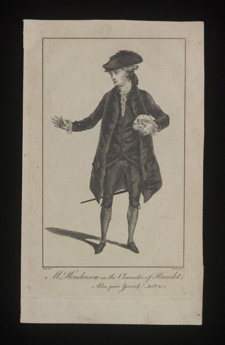 Mr. Henderson in the character of Hamlet | John Goldar | Dodd | V&A ...