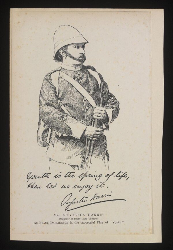 Mr Augustus Harris | Unknown | V&A Explore The Collections