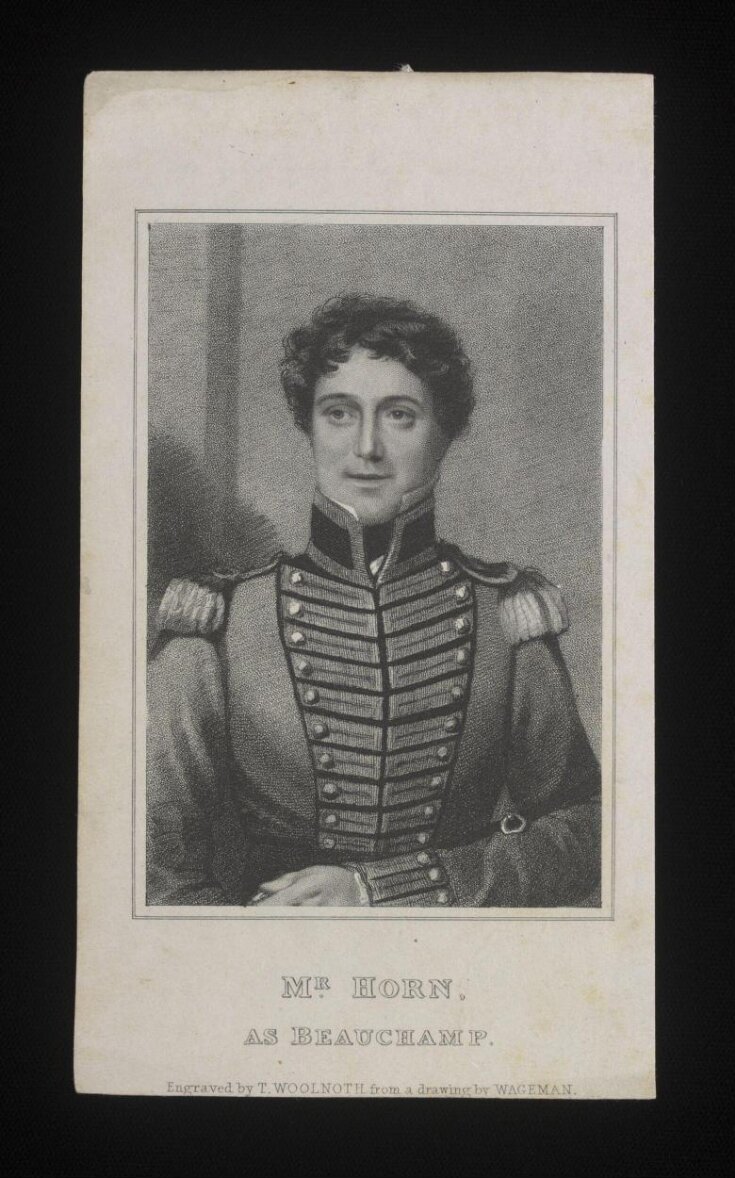 Mr Horn as Beauchamp | Woolnoth | Thomas Charles Wageman | V&A Explore ...