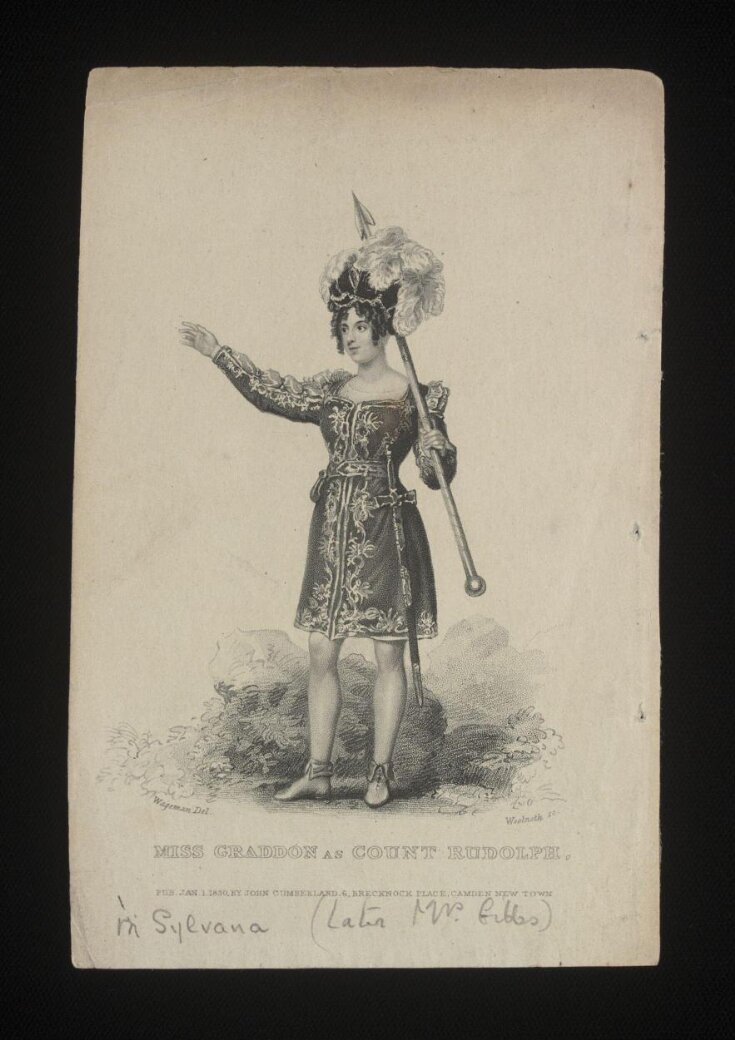 Miss Graddon as Count Rudolph | John Cumberland | Thomas A. Woolnoth ...