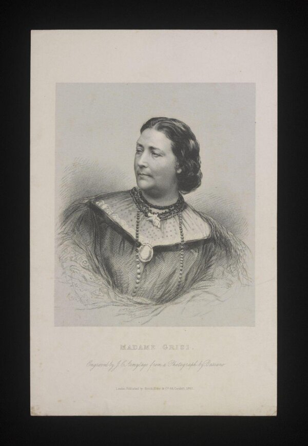 Madame Grisi | Alexander Bassano | James Charles Armytage | V&A Explore ...