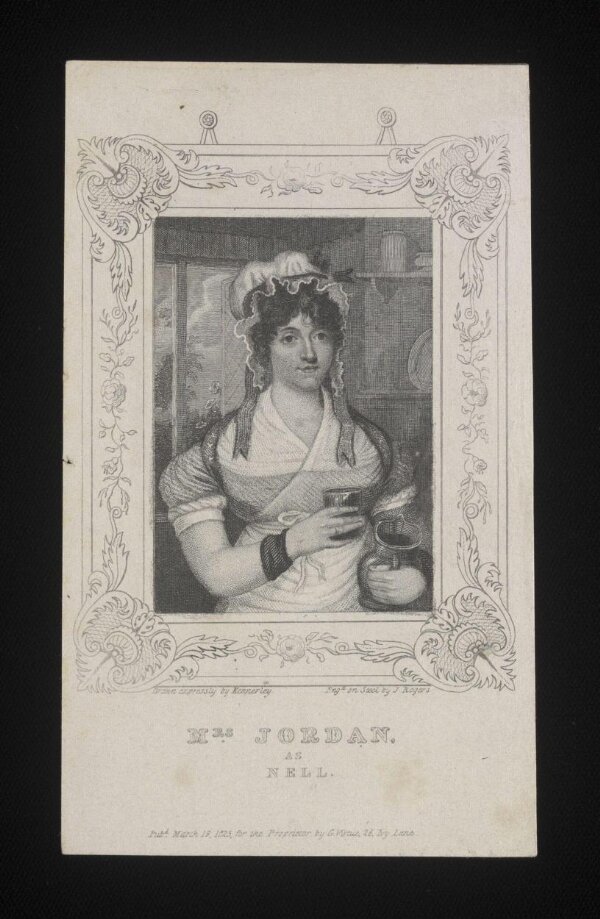 Mrs Jordan as Nell | Virtue, George | J. Kennerley | John Rogers | V&A ...