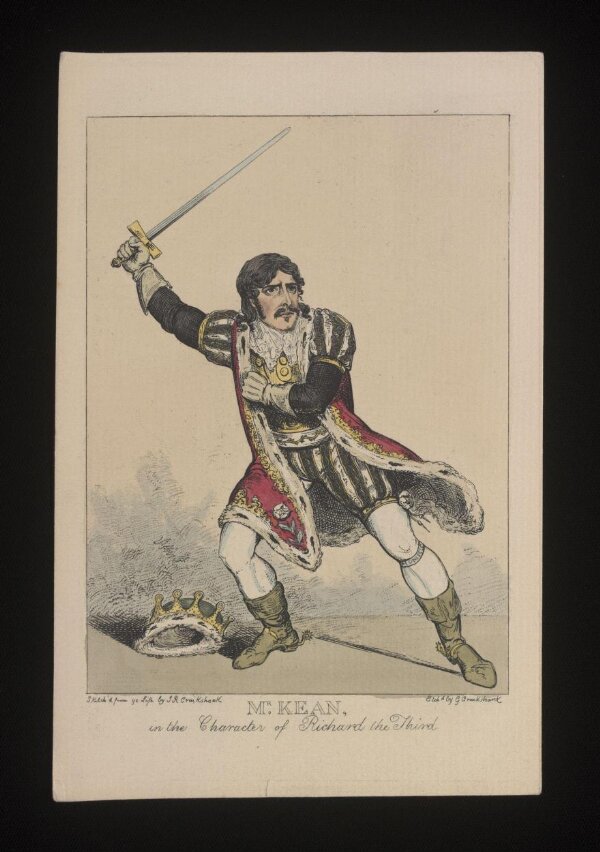 Mr Kean in the Character of Richard the Third | Unknown | Cruikshank ...