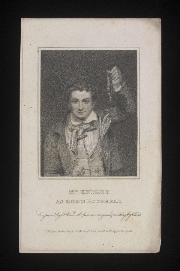 Mr Knight as Robin Roughead | George Clint | Woolnoth | V&A Explore The ...