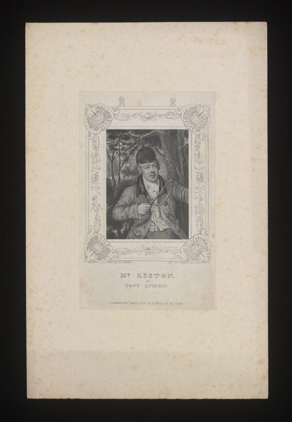 Mr Liston as Tony Lumpkin | Steeden, T.O. | Rogers, John | V&A Explore ...