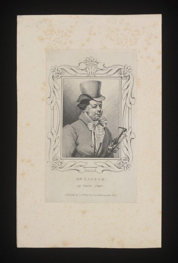 Mr Liston as Paul Pry | Adcock, G. | V&A Explore The Collections
