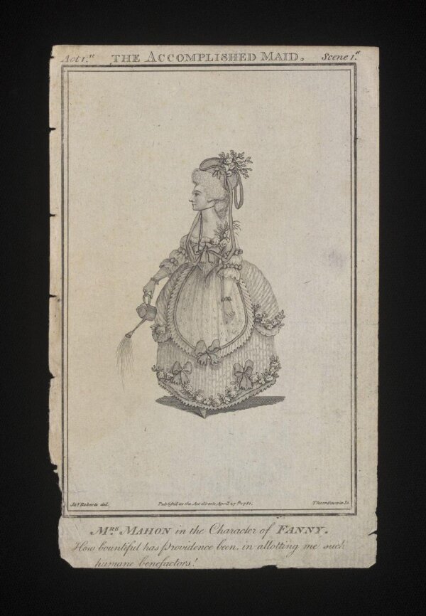 Mrs. Mahon in the character of Fanny | Thornthwaite, J. | James Roberts ...