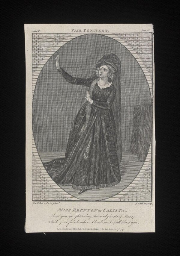 Miss Bruton as Calista | Philip Audinet | Samuel De Wilde | V&A Explore ...