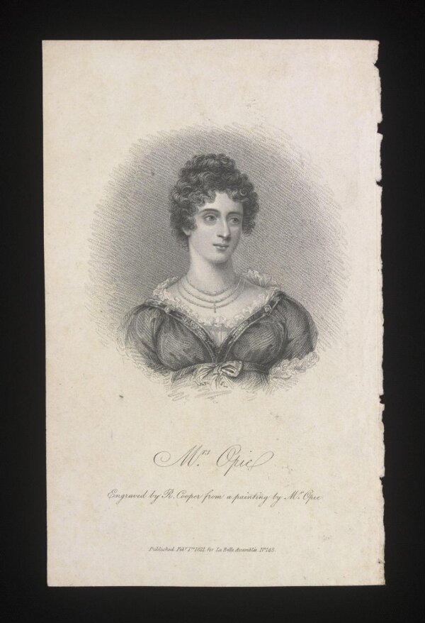Mrs. Opie | Cooper, R. | Opie | V&A Explore The Collections