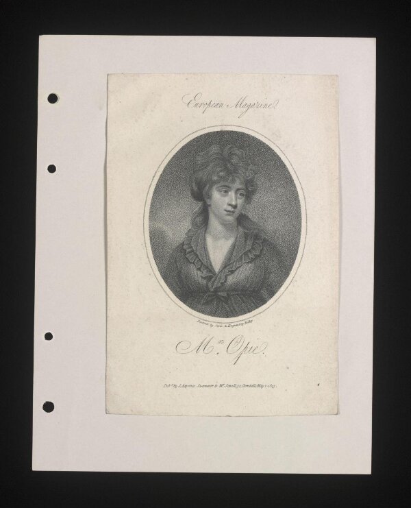 Mrs. Opie | William Ridley | Opie | V&A Explore The Collections
