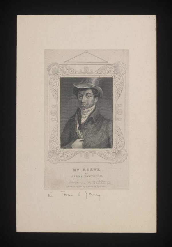 Mr Reeve as Jerry Hawthorn | unknown | Rogers, John | V&A Explore The ...