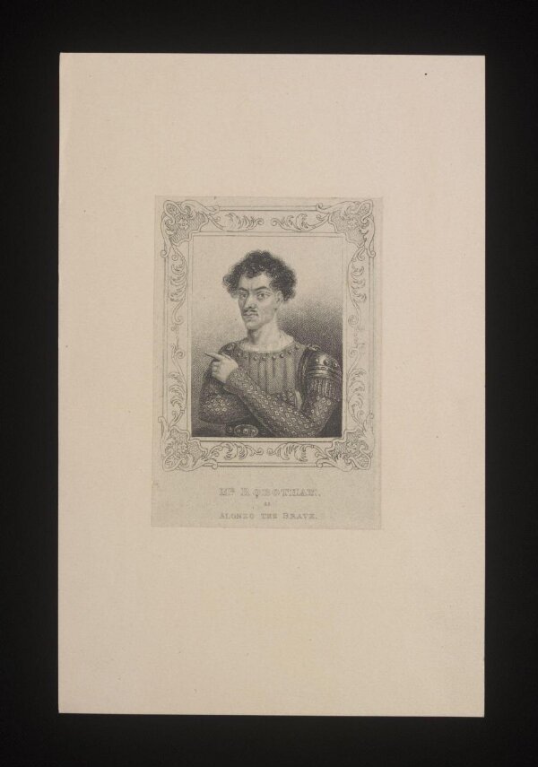 Mr Robotham as Alonzo the Brave | John Rogers | unknown | V&A Explore ...