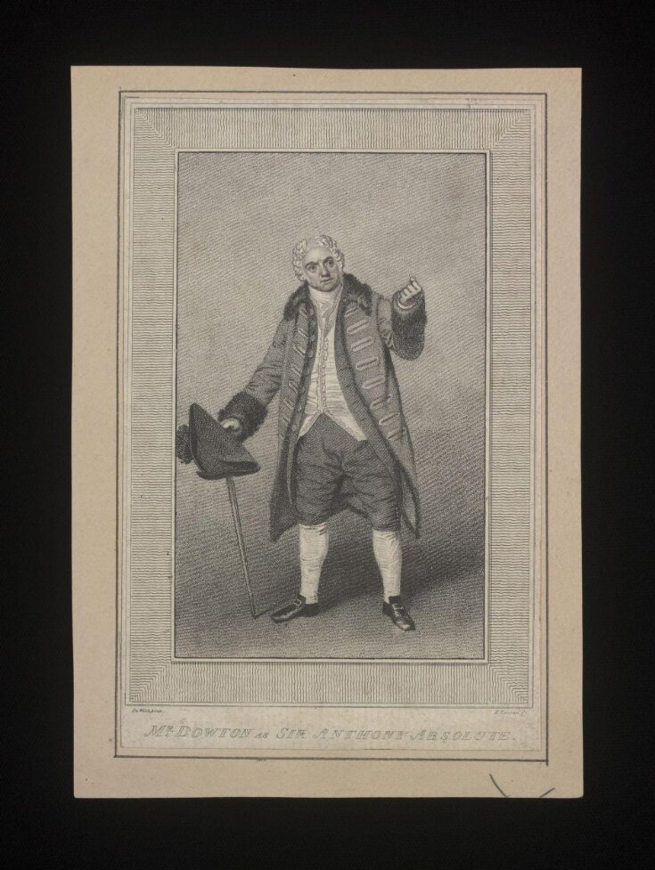 Mr Dowton as Sir Anthony Absolute | De Wilde | Scriven | V&A Explore ...