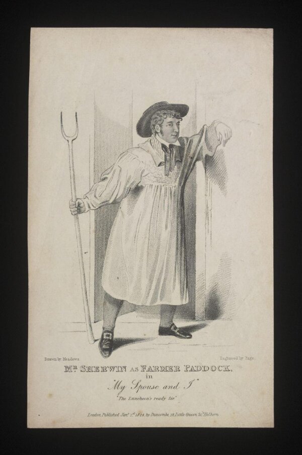 Mr Sherwin as Farmer Paddock | Edward Duncombe | Joseph Kenny Meadows ...