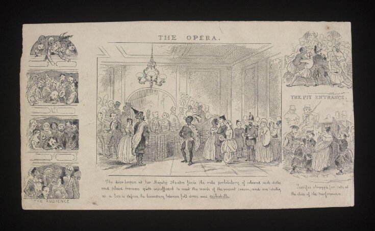 The Opera | Cruikshank, George | V&A Explore The Collections