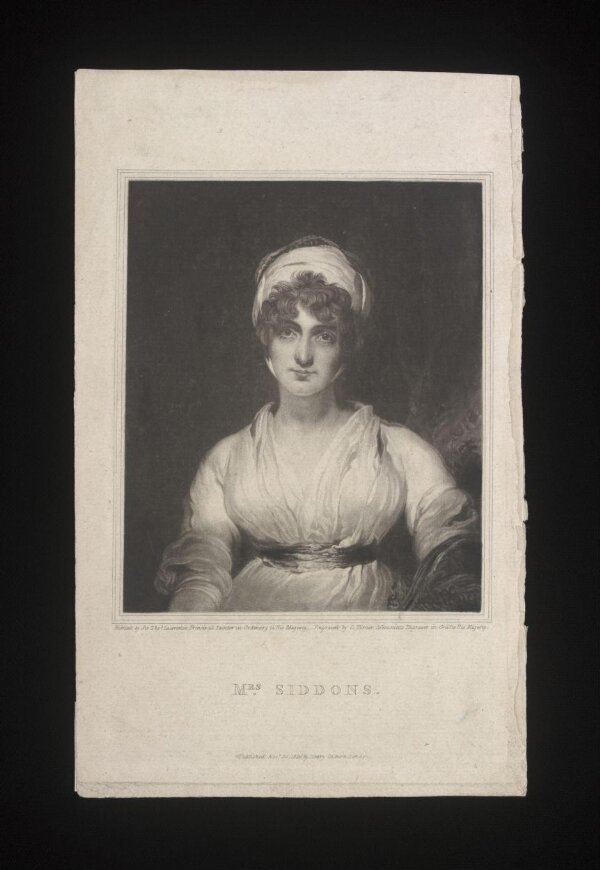 Mrs Siddons | Mr. C. Turner | Lawrence, Thomas PRA (Sir) | V&A Explore ...