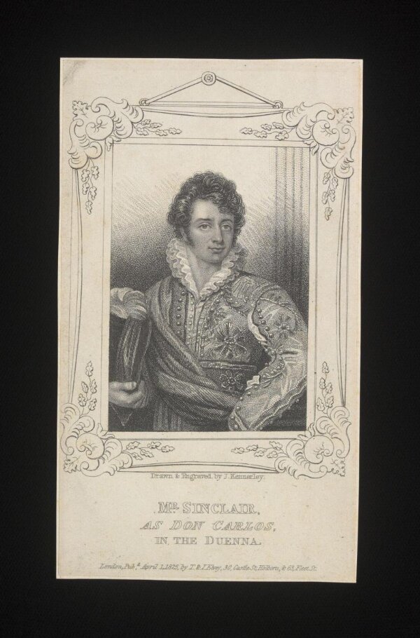 Mr Sinclair as Don Carlos in the Duenna | unknown | Kennerley | V&A ...