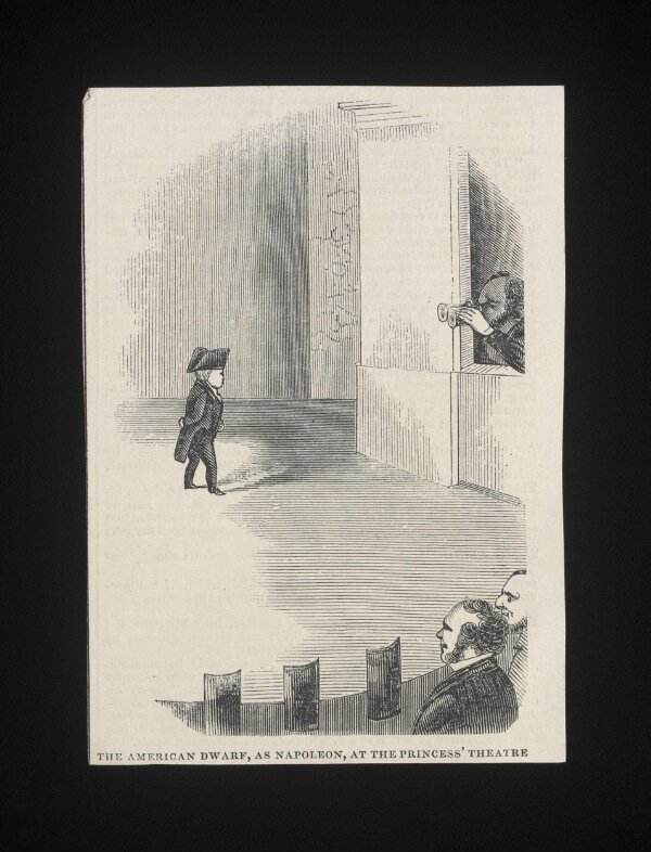 The American Dwarf, as Napoleon, at the Princess' Theatre | Unknown | V ...