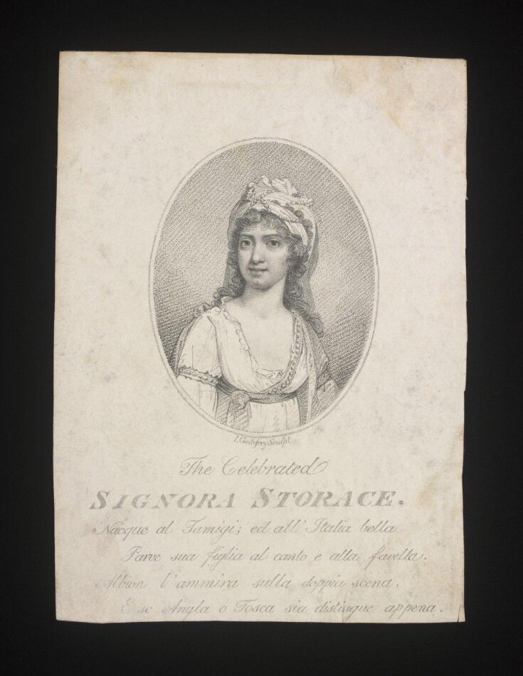 Mrs Storace in Euphrosyne | unknown | Godefroy | V&A Explore The ...