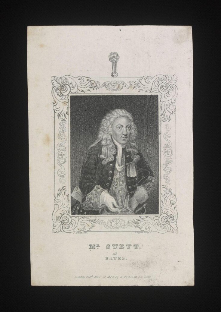 Mr Suett as Bays | Smith, J.R. | Rogers, John | V&A Explore The Collections