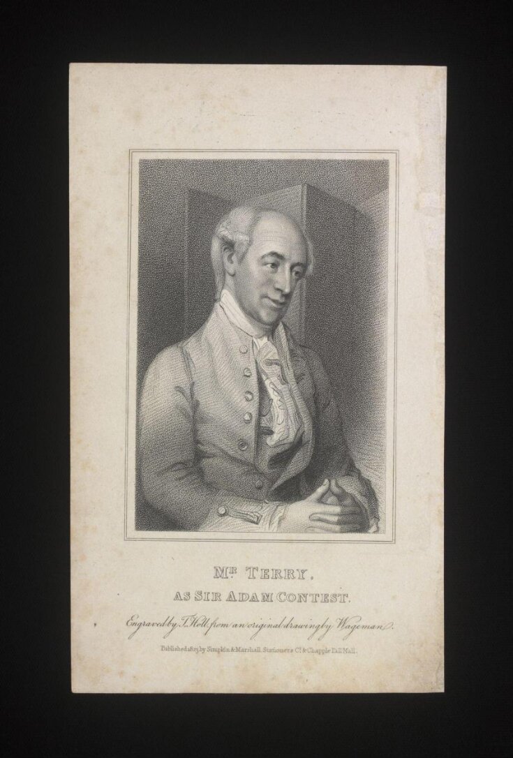 Mr Terry as Sir Adam Contest | Thomas Charles Wageman | V&A Explore The ...