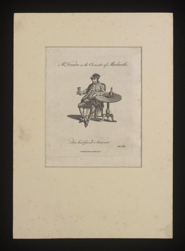 Mr. Vernon in the Character of Mackheath. | Unknown | V&A Explore The ...