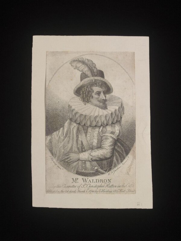 Mr Waldon as Sir Christopher Hatton | Harding, S. | William Nelson ...