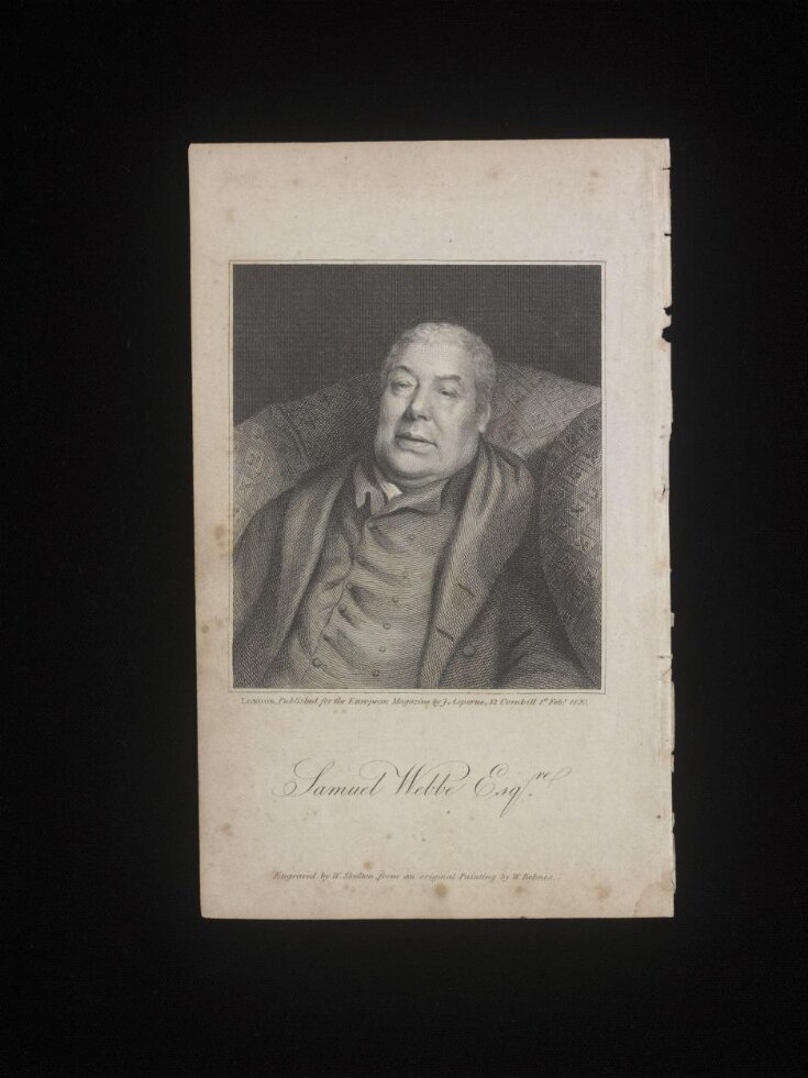 Samuel Webbe Esq | J Asperne | W Bebnes | Skelton | V&A Explore The ...
