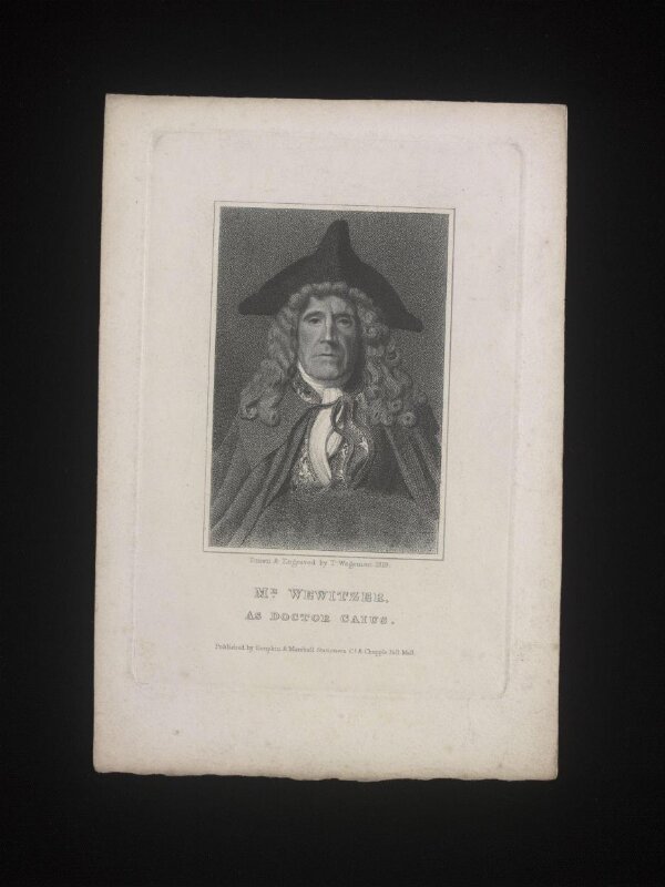 Mr Wewitzer as Doctor Caius | Wageman | Wageman | V&A Explore The ...