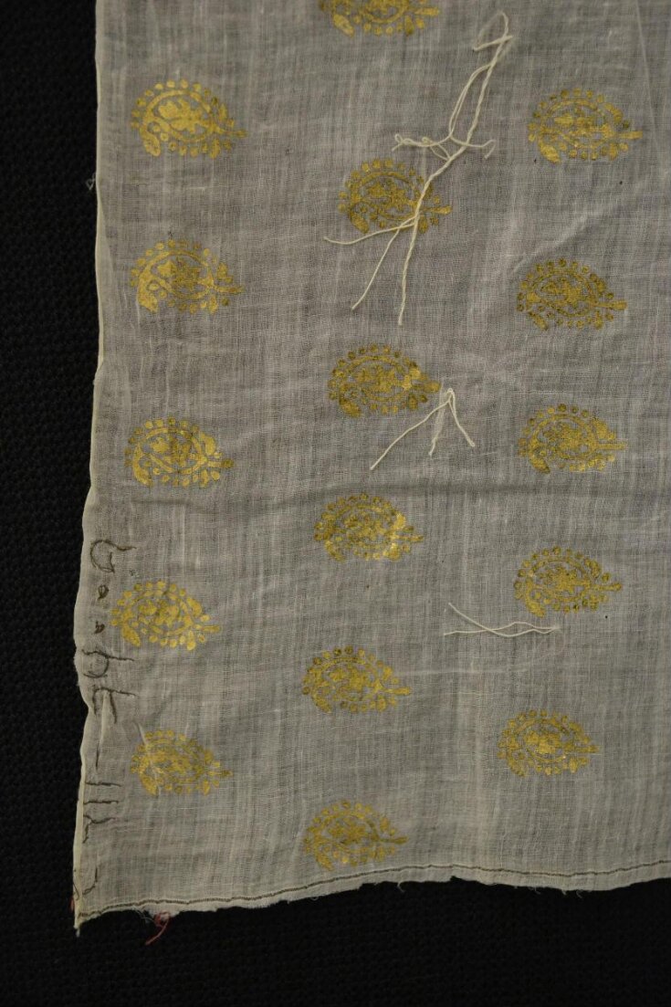 Gold-Printed Muslin | Unknown | V&A Explore The Collections