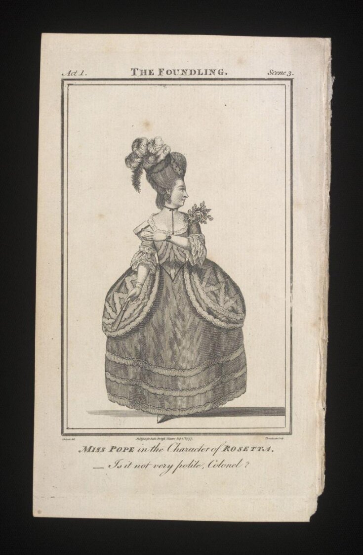 Mrs Pope in the Character of Rosetta | John Bell | Roberts, J | L ...