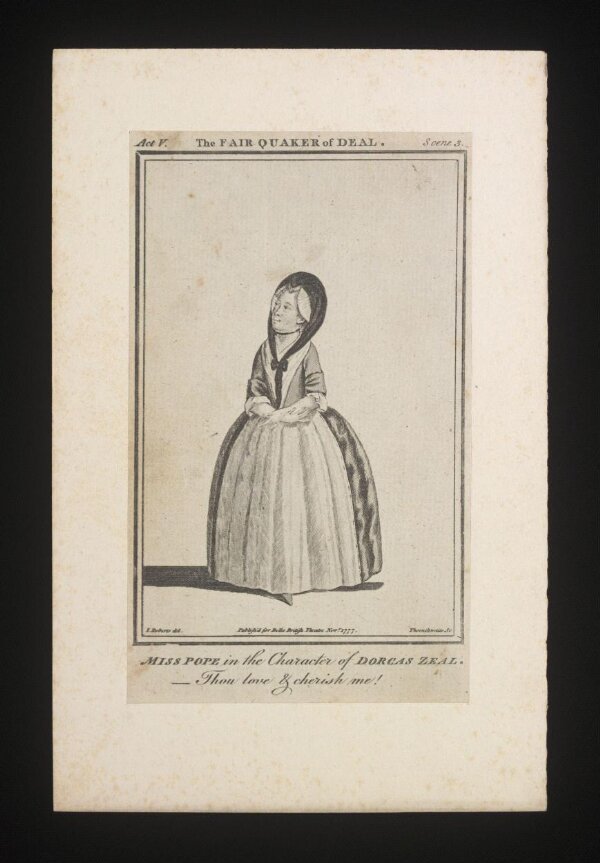 Mrs Pope in the Character of Dorcas Zeal | John Bell | Roberts, J | L ...