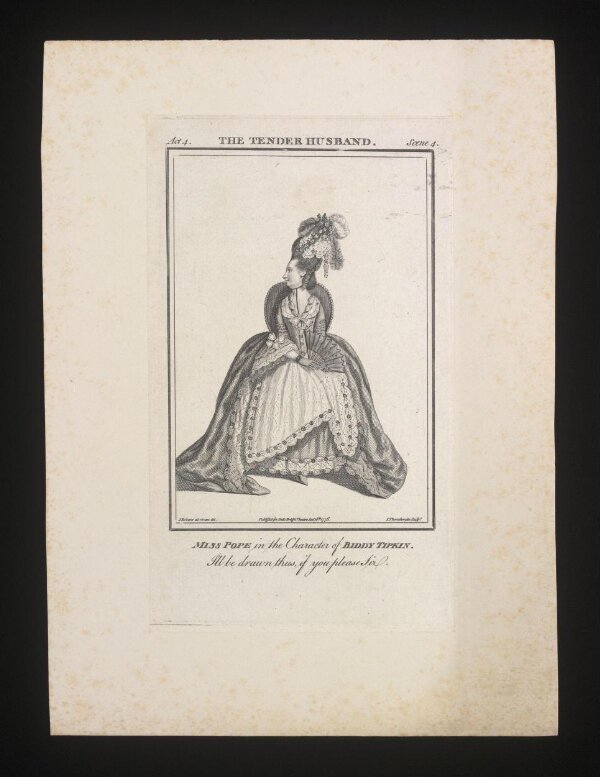 Miss Pope in the Character of Biddy Tipkin | John Bell | J Roberts ...