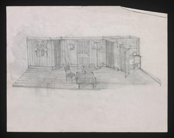 Stage set for The Man of Mode | Nick Ormerod | V&A Explore The Collections