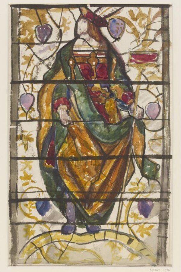 Record Drawing of Stained Glass | Lethaby, W. R. | V&A Explore The ...