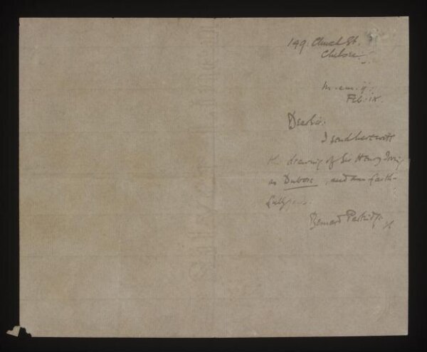 Letter | John Bernard Partridge | V&A Explore The Collections