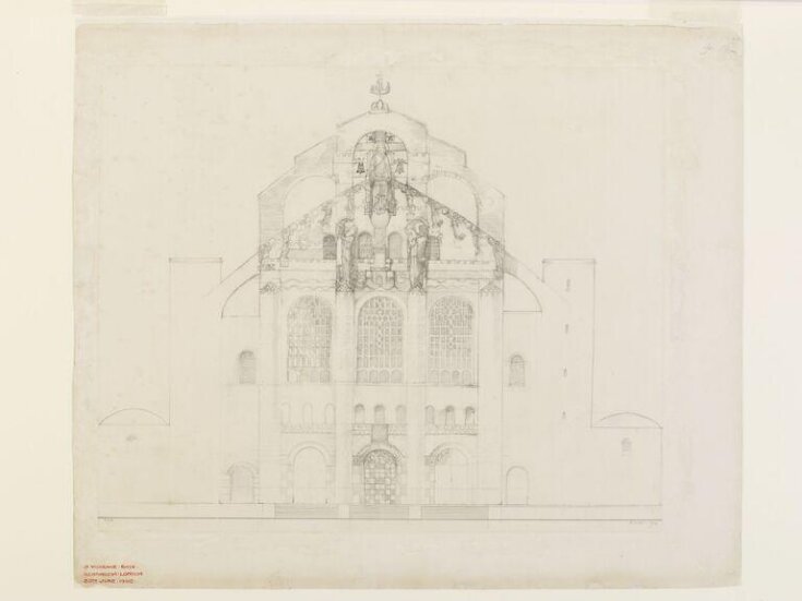 Detail of the entrance front. | Wilson, H | Troup | Schultz Weir, R.W ...