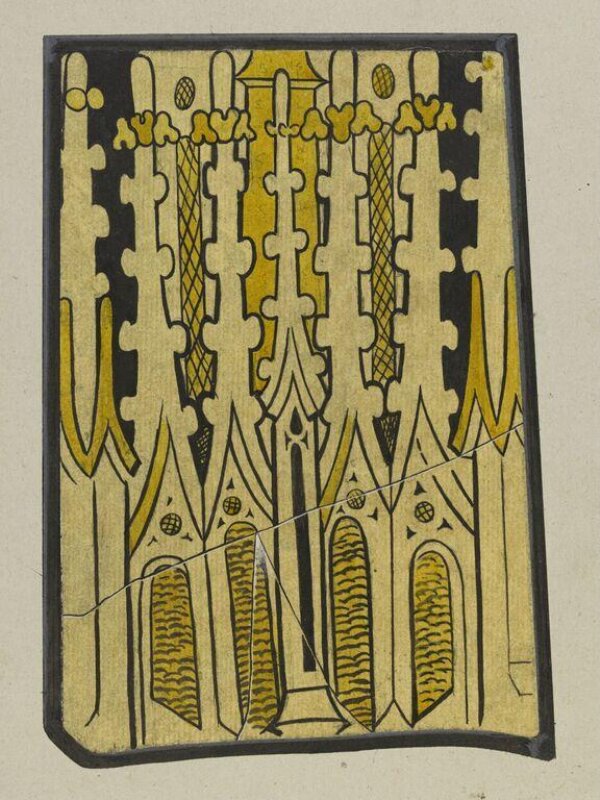 Record Drawing of Stained Glass | Francis Walter Skeat | V&A Explore ...