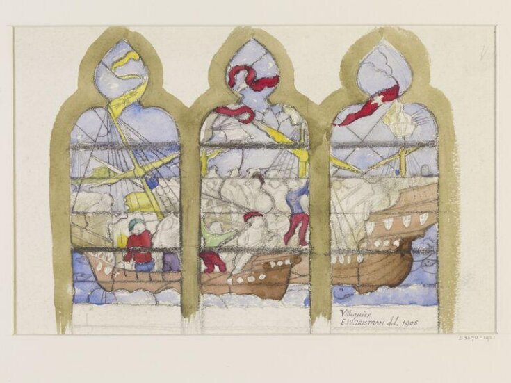 Part of a collection of copies (92) of English medieval painting and of ...