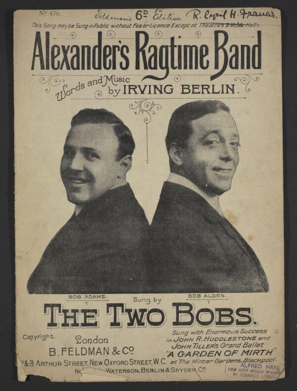 Alexander's Ragtime Band | Irving Berlin | V&A Explore The Collections