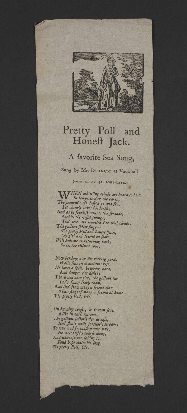 Pretty Poll and Honest Jack | Evans, J. | V&A Explore The Collections